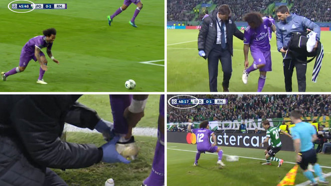 Marcelo injury scare averted by banged-up Real Madrid | MARCA in English