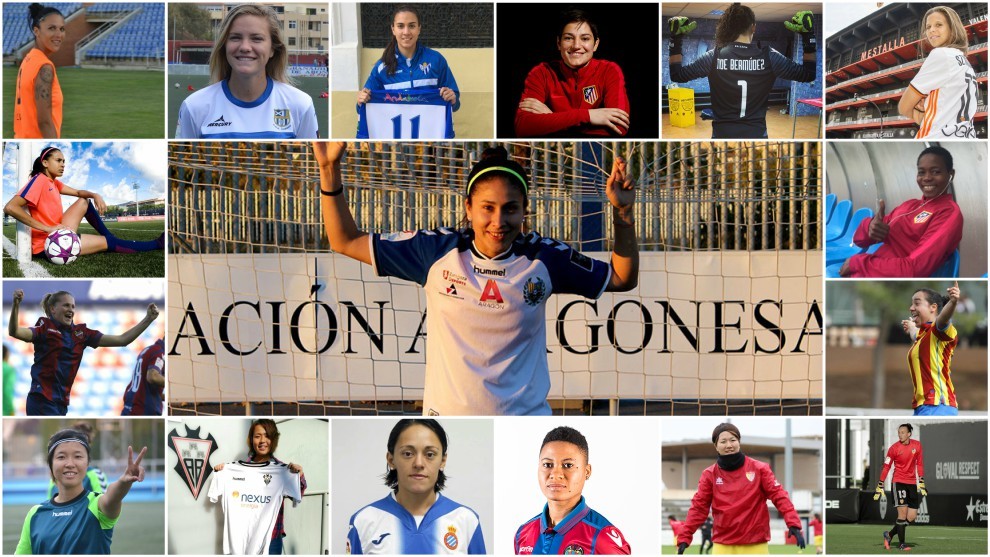 Descubre a las 38 futbolistas extranjeras que militan en nuestra Liga ...