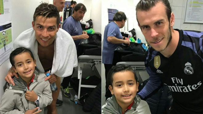 Vidal's son thrilled to meet Real Madrid heroes | MARCA in English