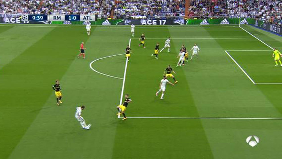 Cristiano Ronaldo initially in an offside position, but doesn't ...