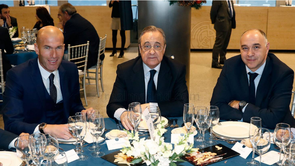 Real Madrid: Real Madrid celebrate Christmas dinner with football and ...