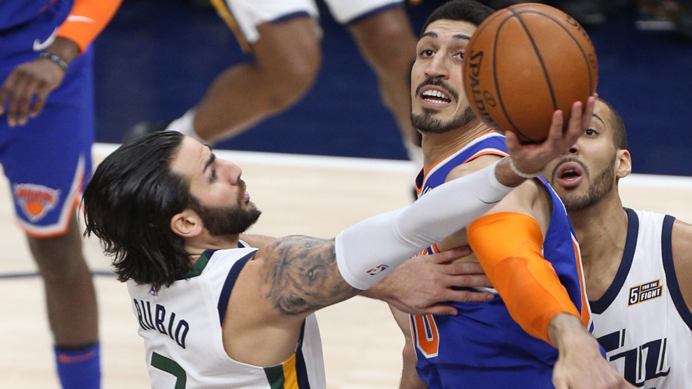 NBA: Jazz vs Knicks: Ricky Rubio recobra su puntería ante el ausente ...