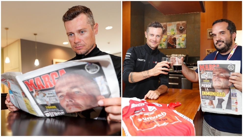 Vuelta a España 2019: Nico Roche, líder de La Vuelta, brinda con MARCA ...