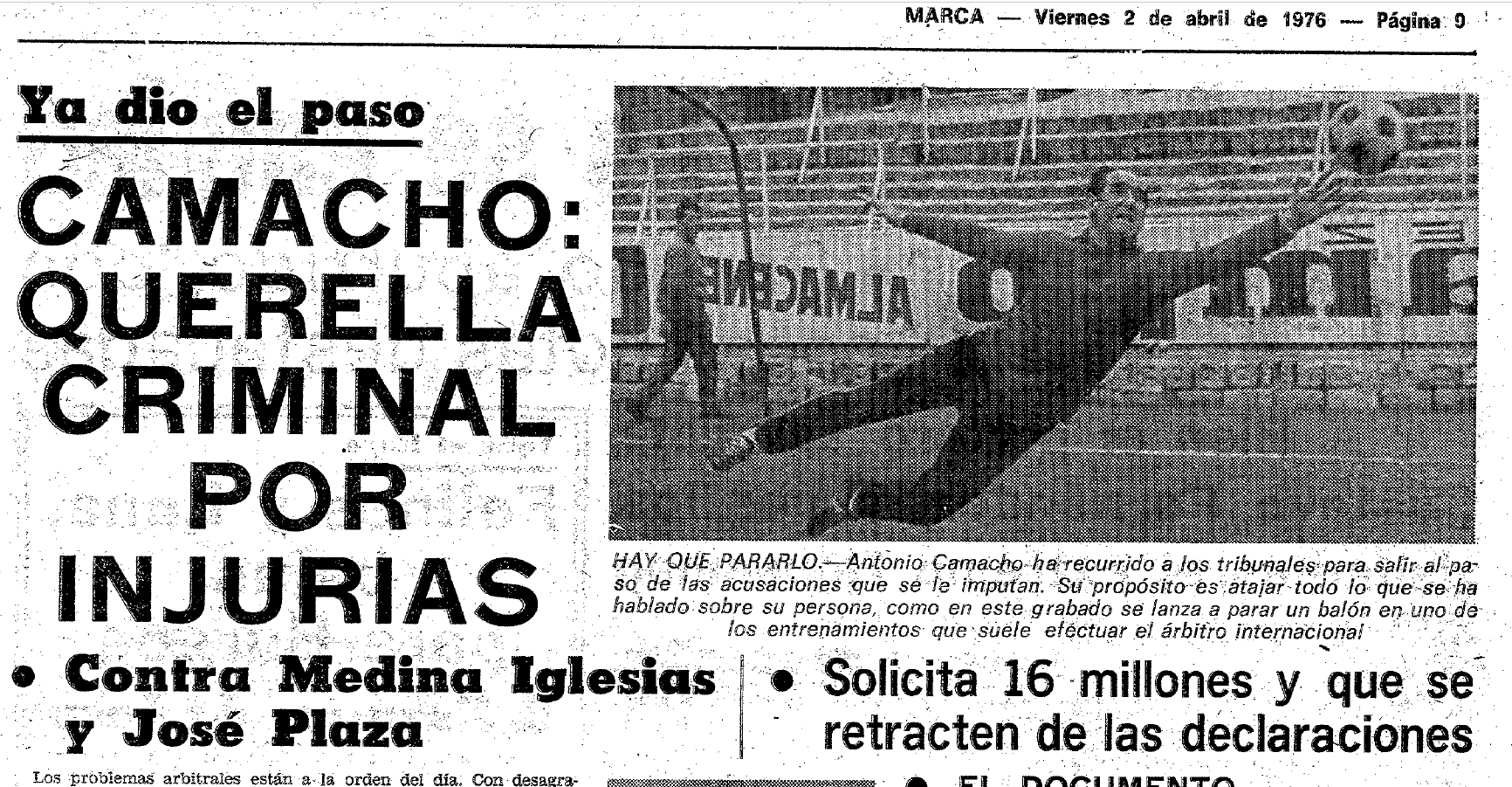LaLiga Santander: El 'Caso Camacho': el gran 'escándalo arbitral ...