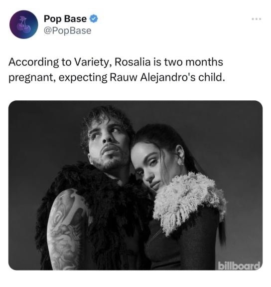 Is Rosalia pregnant? The post about a possible pregnancy that has set ...
