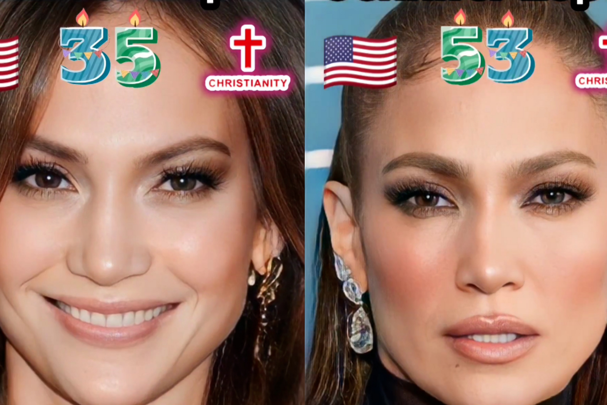 Jennifer Lopez's spectacular physical preservation over the years: she ...