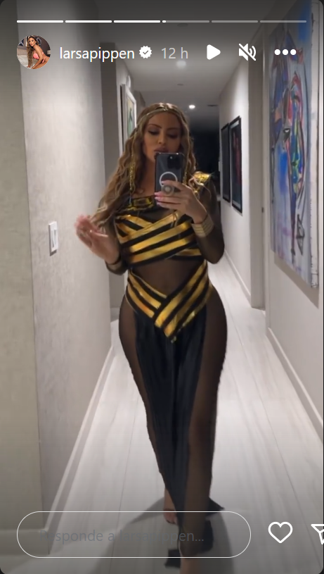 Larsa Pippen and Marcus Jordan share their romantic Halloween date on ...