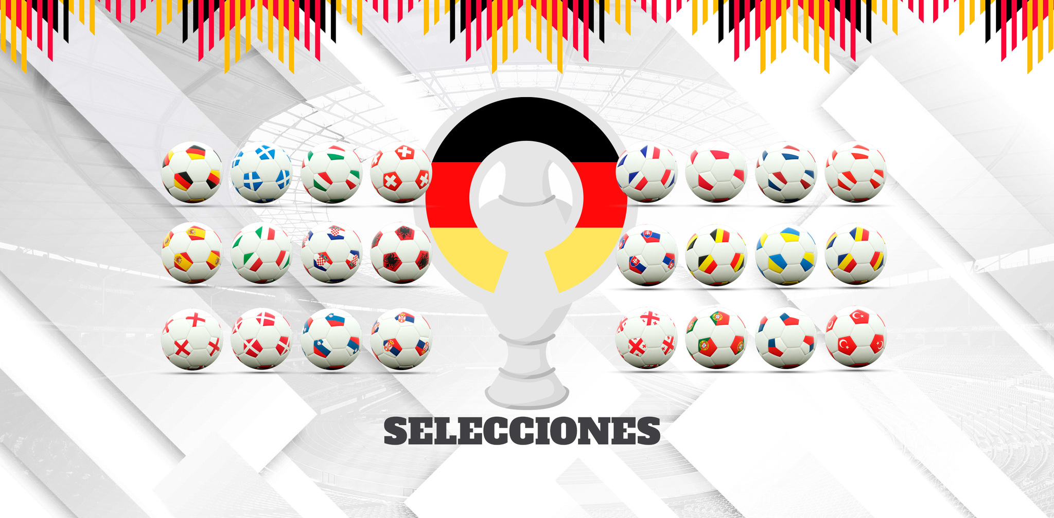 Selecciones Eurocopa 2024 - Todos los equipos y grupos de la Euro 2024 ...