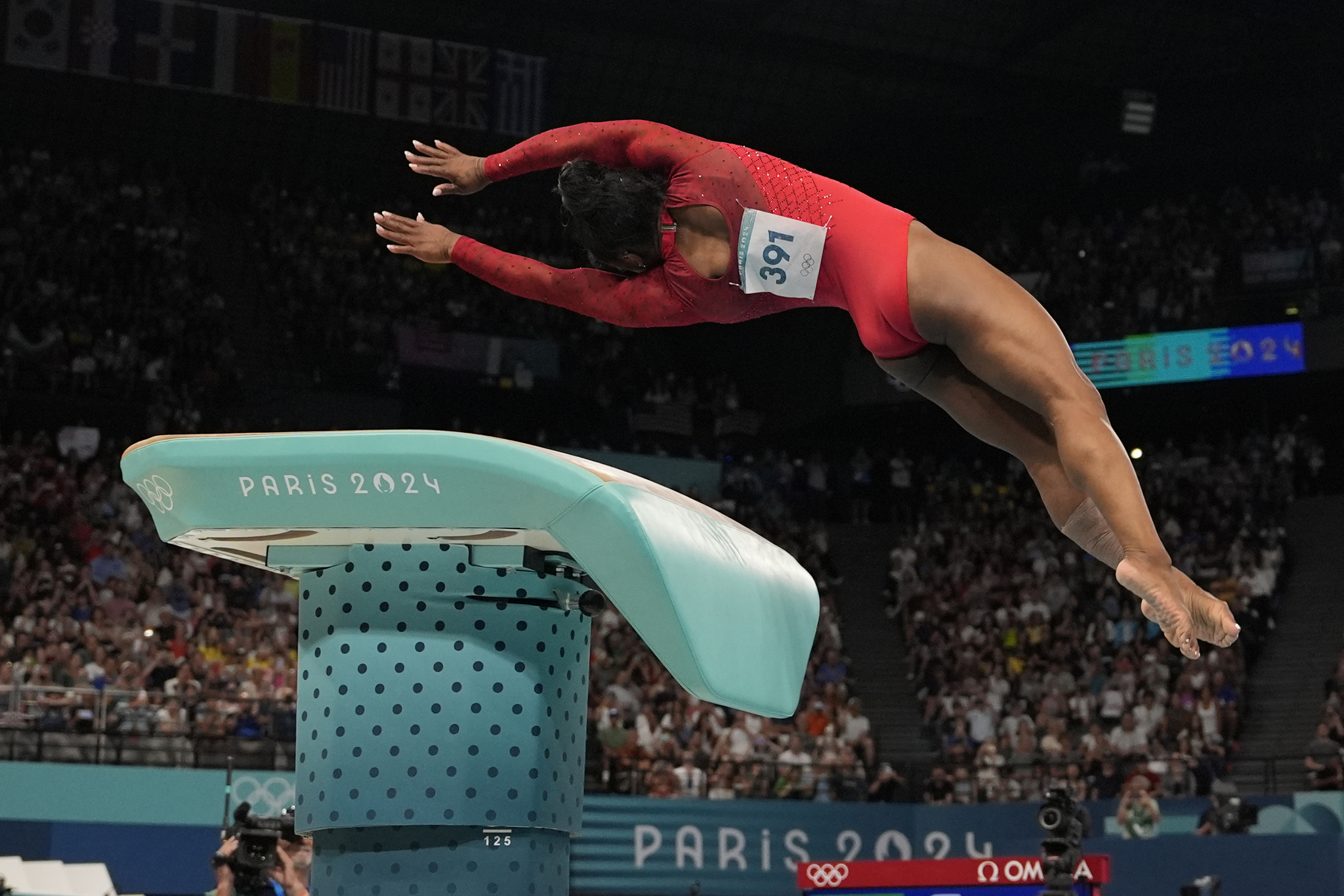 Simone Biles captures her seventh Olympic gold medal by winning women's ...