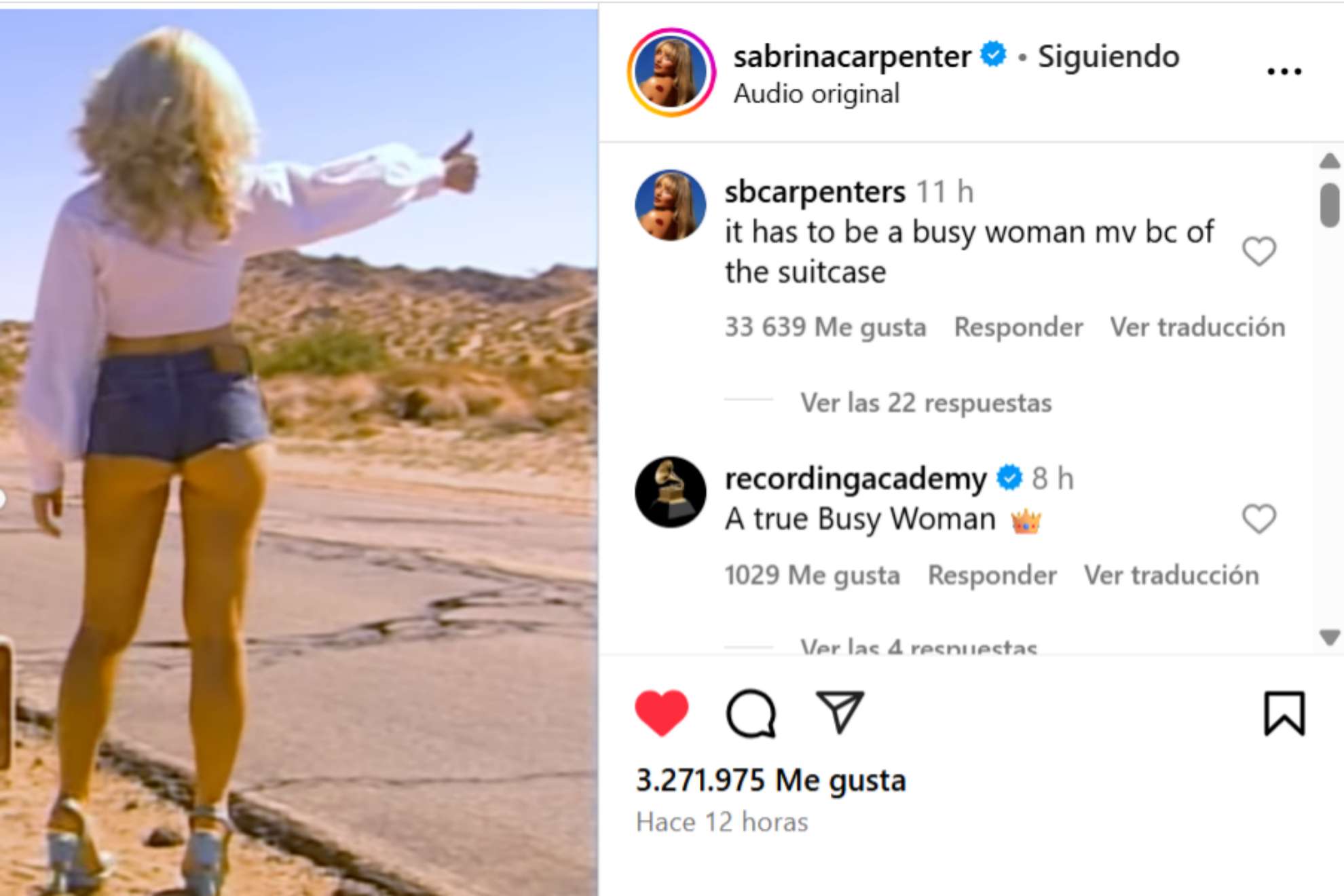 Sabrina Carpenter's half covered shorts aren't even enough to make ...