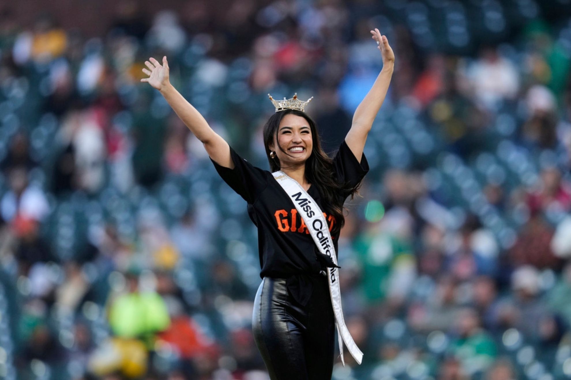 Rachel Axt is the new winner of the Miss California 2025 pageant and ...