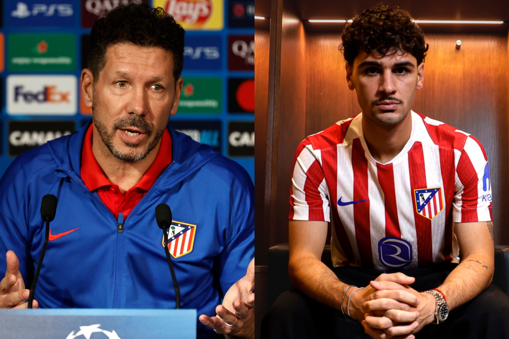 Rueda de prensa de Simeone y Johnny Cardoso, en directo
