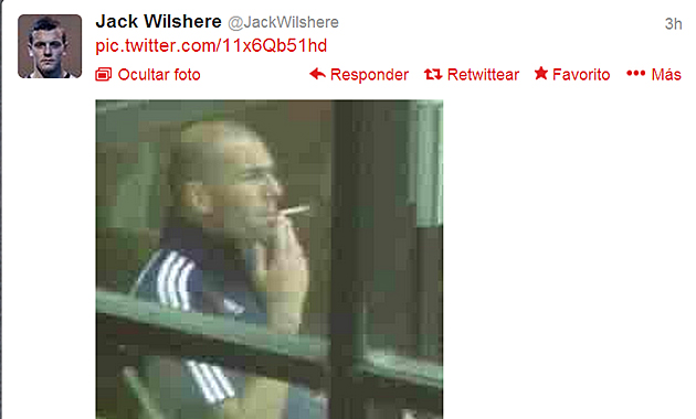 Wilshere se escuda en Zidane tras ser pillado fumando - MARCA.com