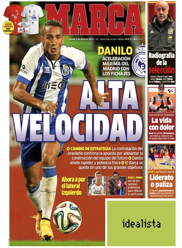 Portada de Marca del día 02/04/2015