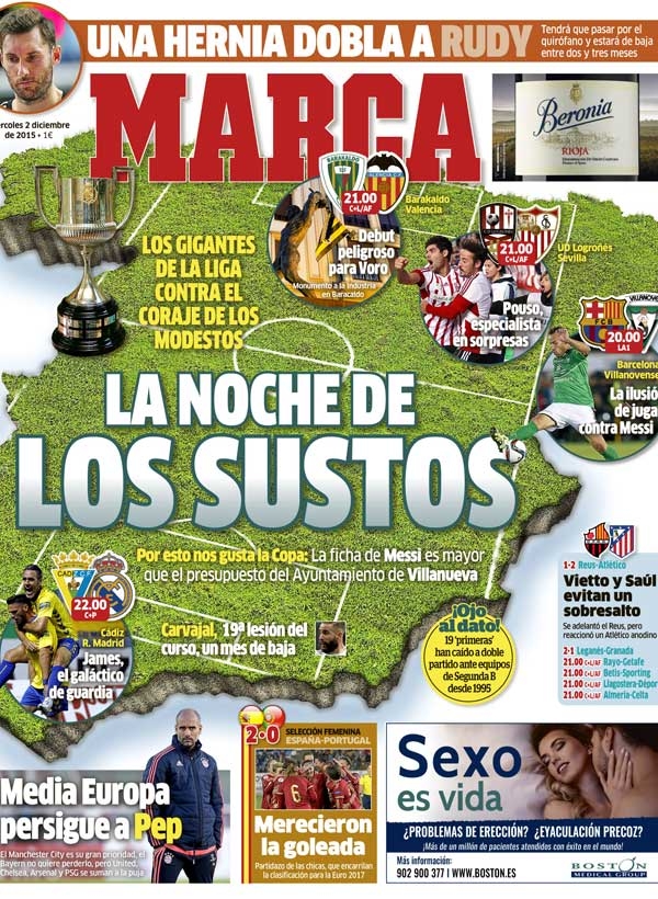 Portada de Marca del día 02/12/2015