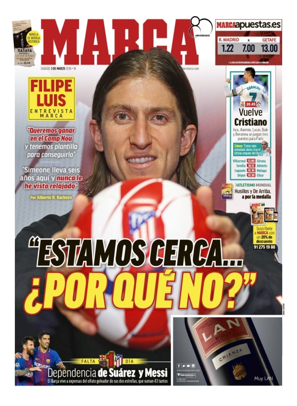 Portada de Marca del día 03/03/2018