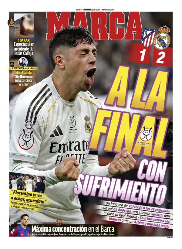 Portada de Marca del día 09/01/2026