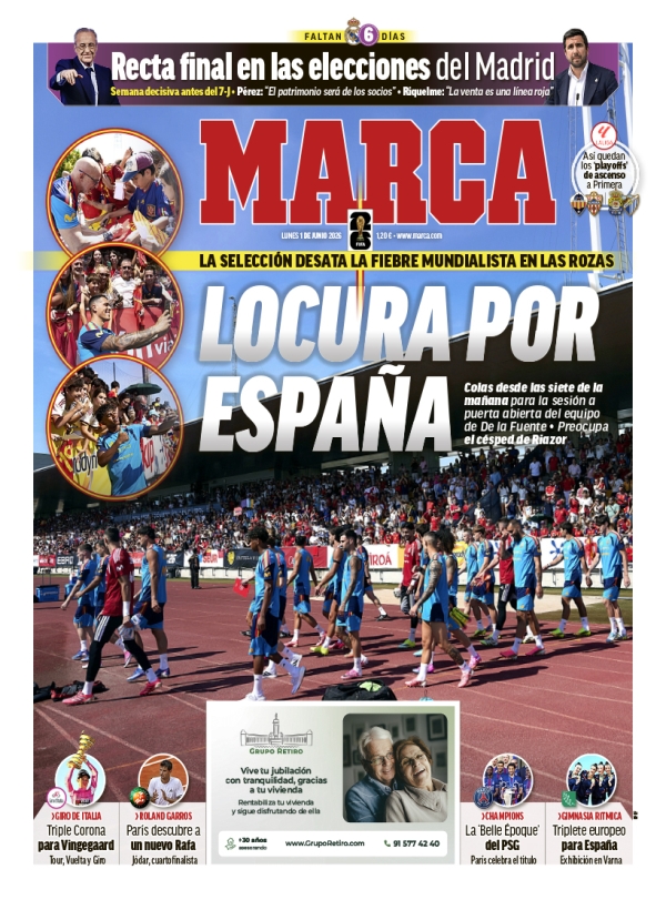 Portada de Marca del día 01/06/2026
