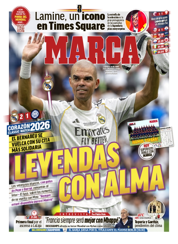Portada de Marca del día 14/06/2026